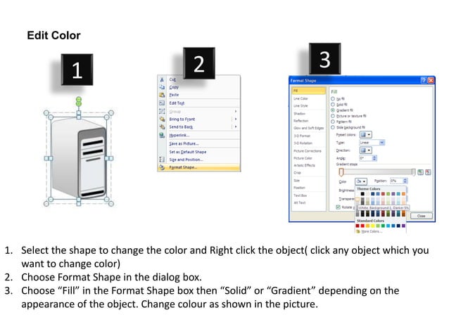 Computers and servers powerpoint presentation templates | PPT