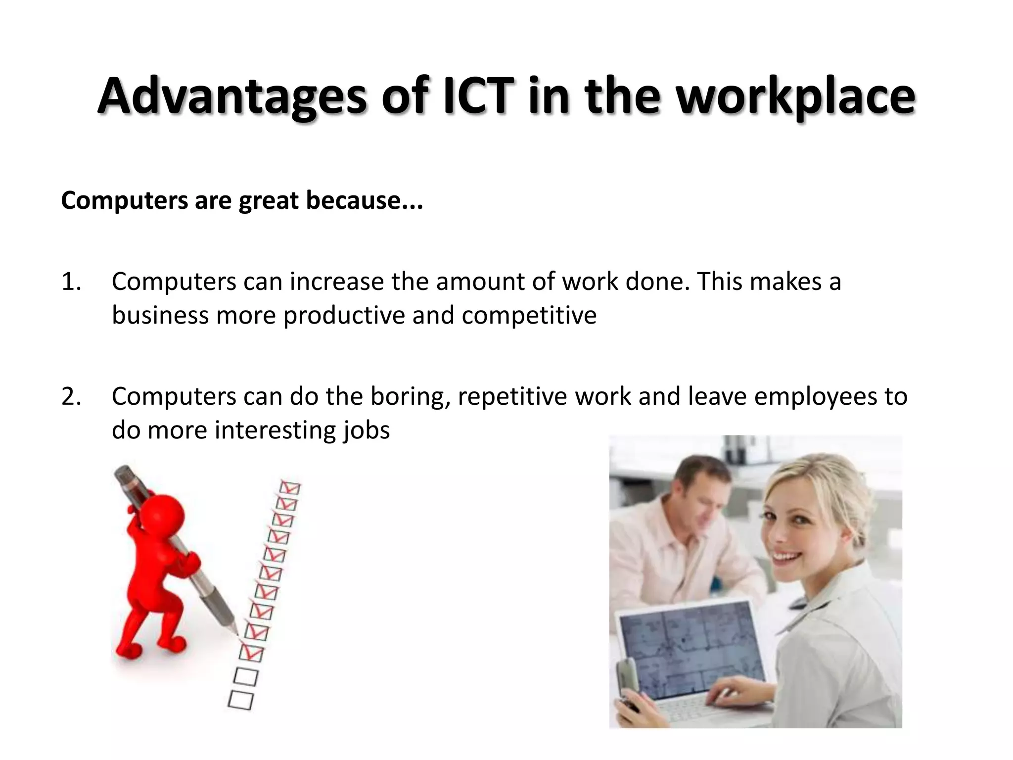 Computers and the workplace | PPTX