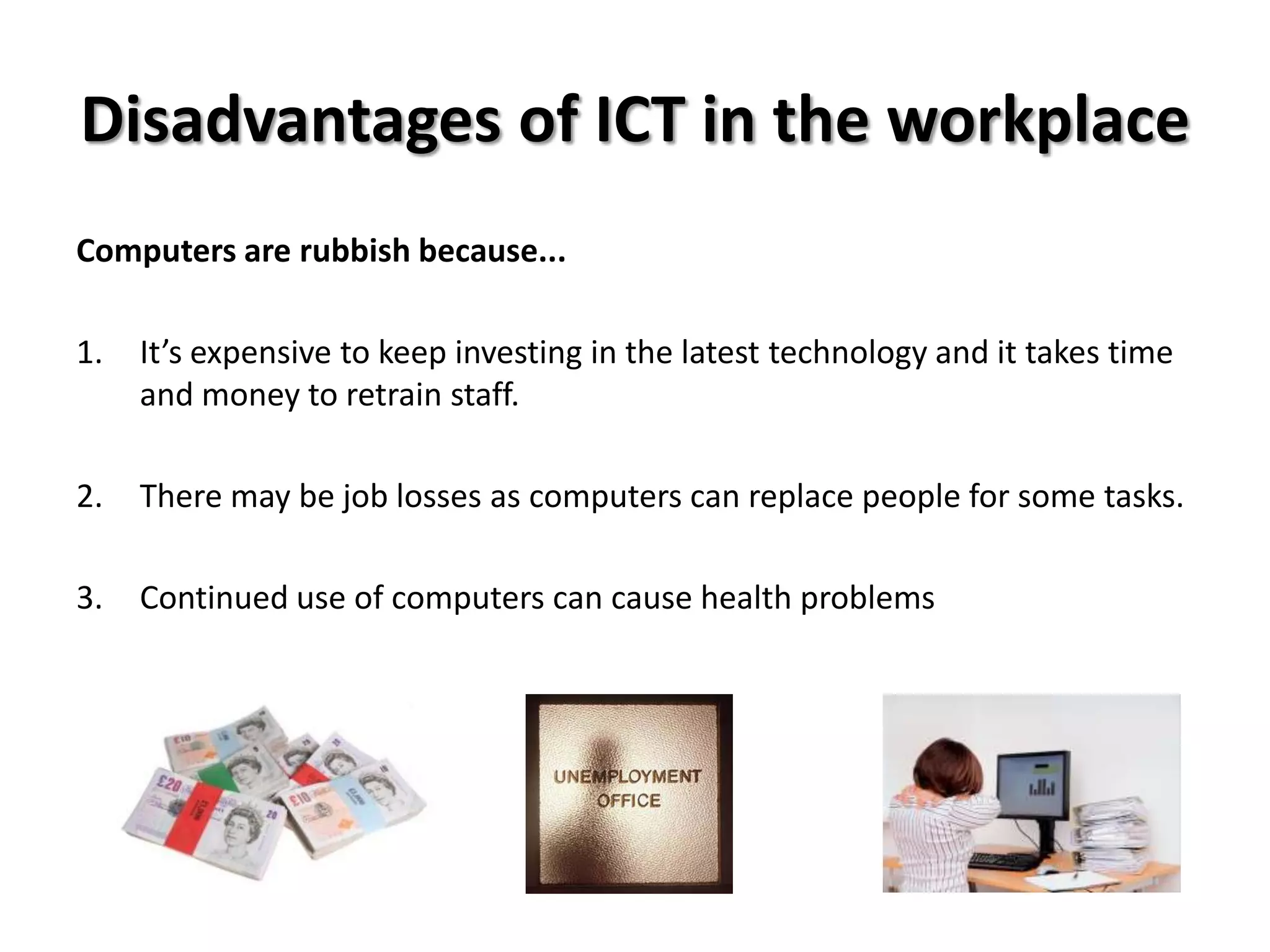 Computers and the workplace | PPTX