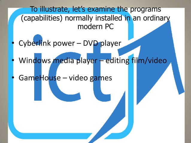 Computers as information and communication technology | PPTX