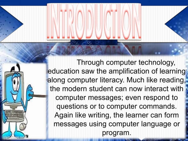 Computers as information and education technology 2 | PPT