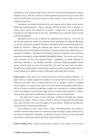 Computers as mindtools for engaging learners in critical learning | PDF