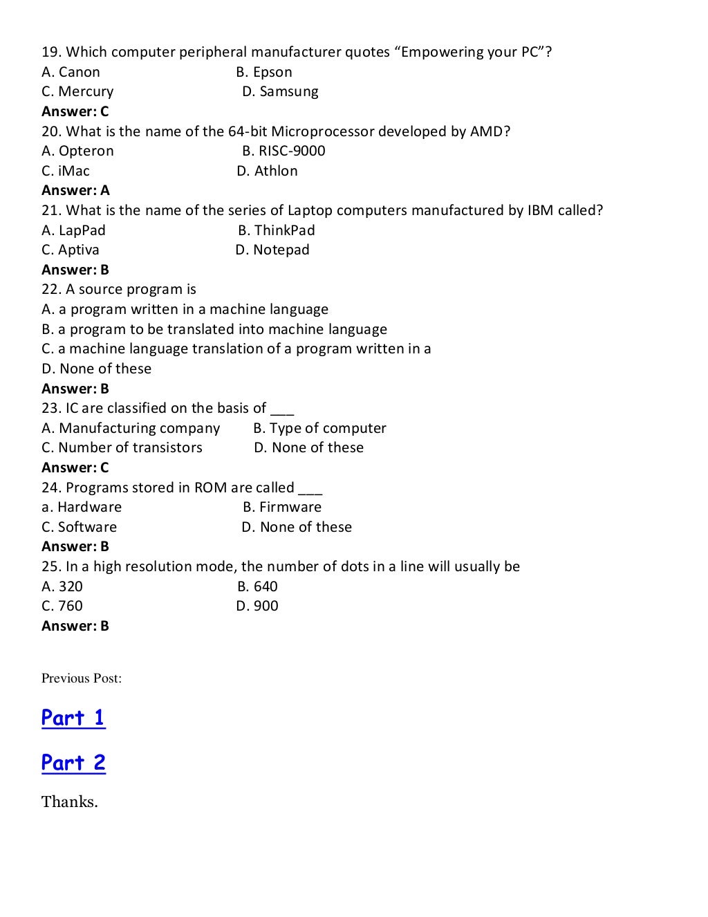 Computers Basic Mcq Questions 3 Computers Basic Mcq Questions 3
