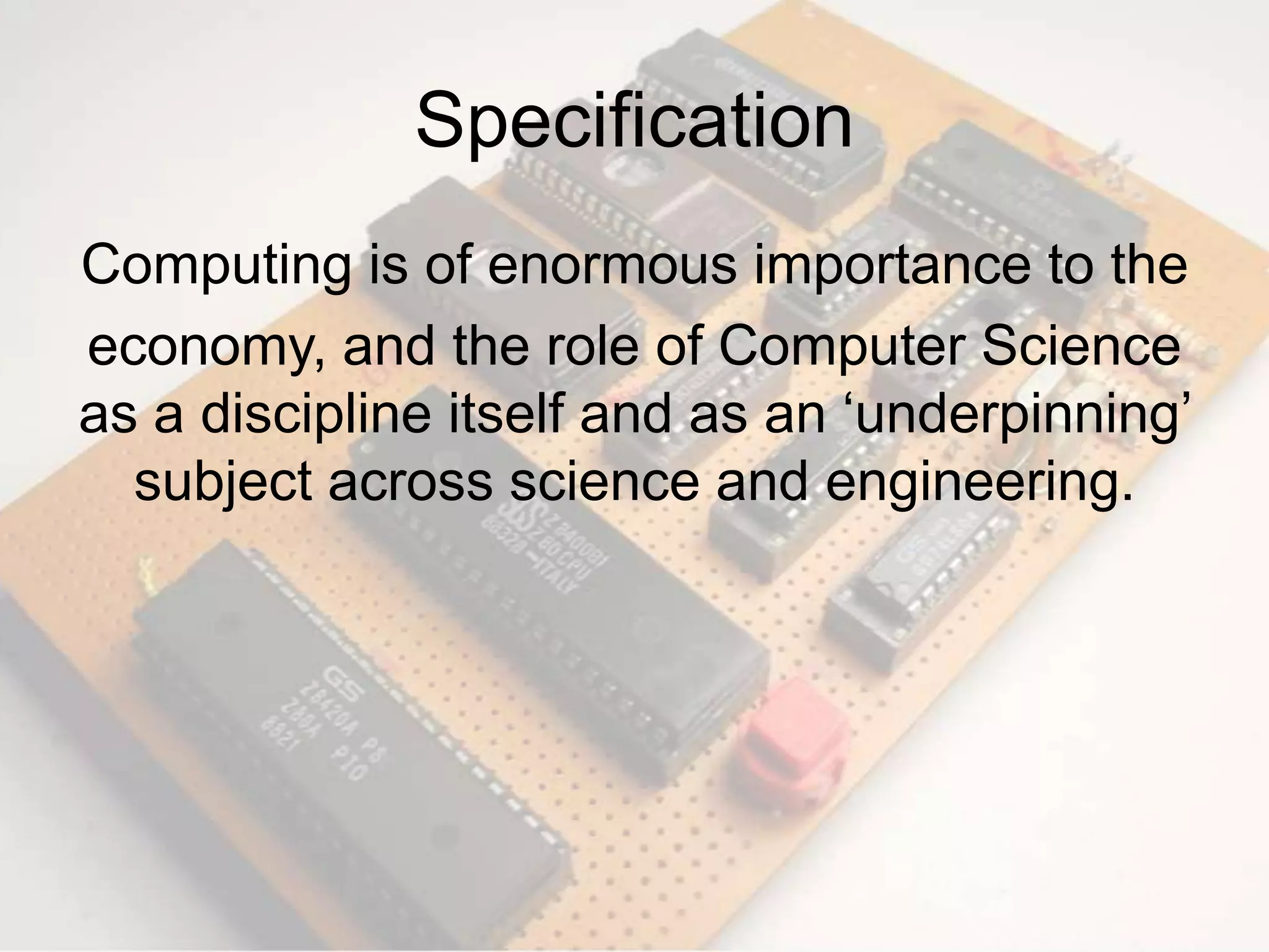 Computer science GCSE AQA options evening | PPT