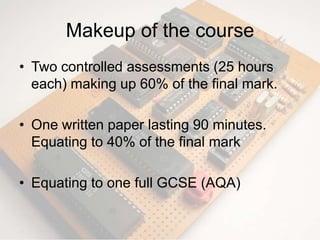Computer science GCSE AQA options evening | PPT