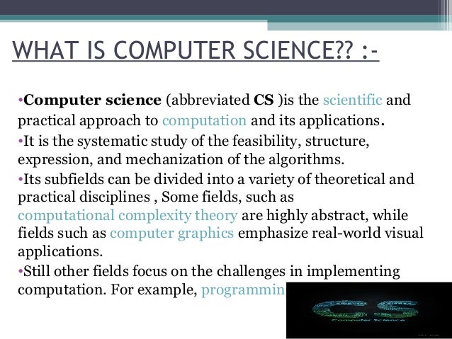 Computer science