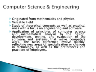 Computer science Engineering Distance Education | PPTX | Business ...