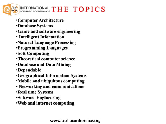 Computer science Conference | PPTX | Computing | Technology & Computing