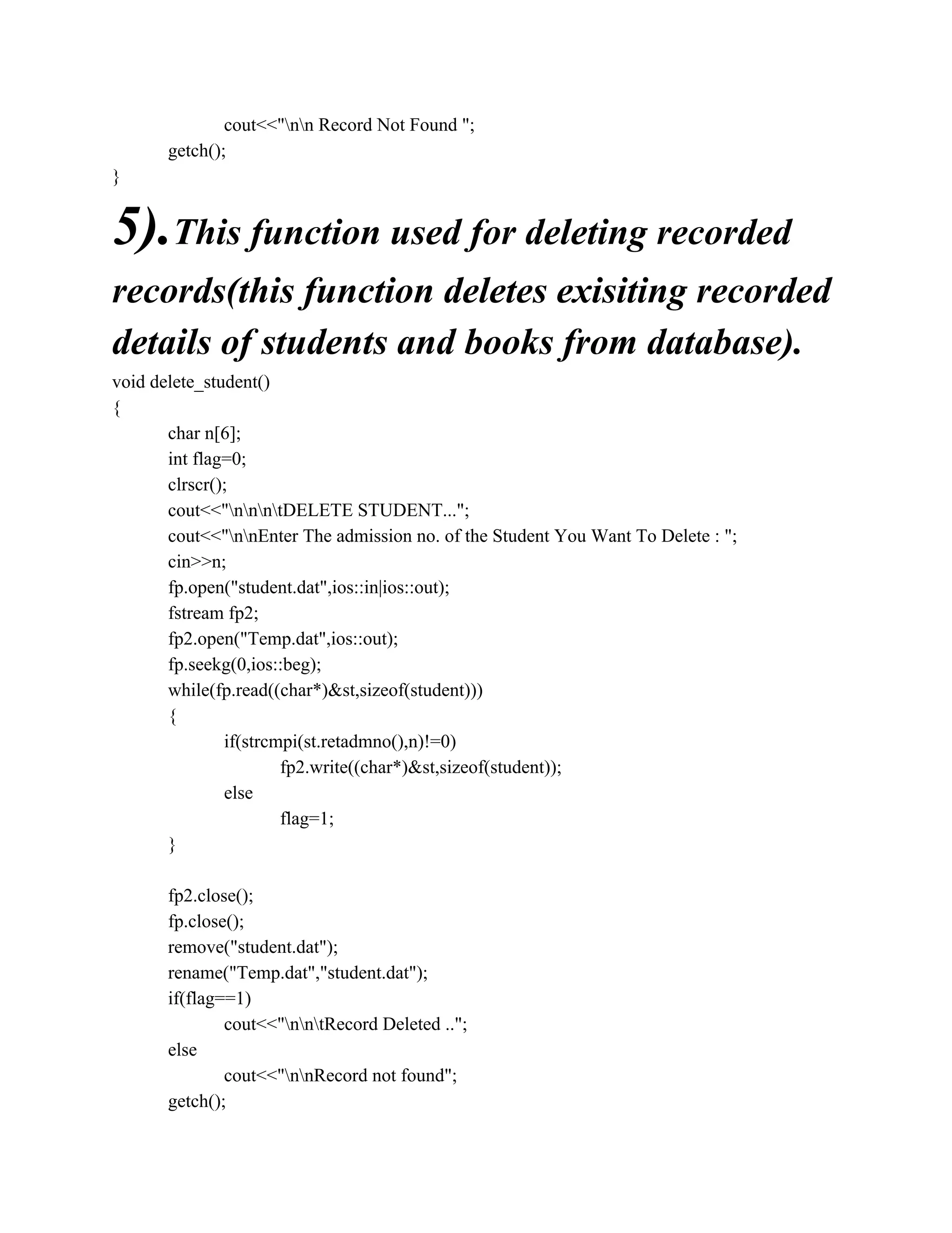 Computer science Project for class 11th and 12th(library management system) | PDF