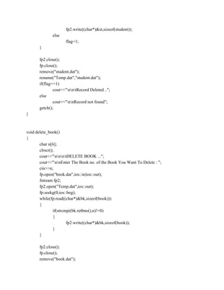 Computer science Project for class 11th and 12th(library management ...