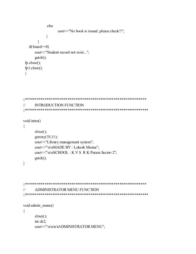 Computer science Project for class 11th and 12th(library management s…