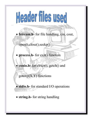 Computer science class 12 project on Super Market Billing | PDF