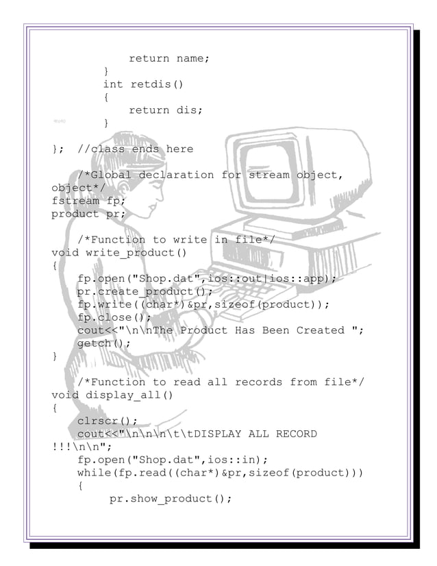 Computer science class 12 project on Super Market Billing | PDF | Operating Systems | Computer ...