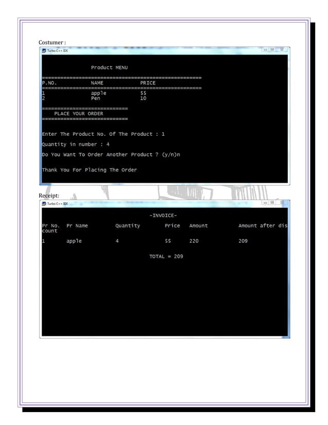 Computer science class 12 project on Super Market Billing | PDF | Operating Systems | Computer ...
