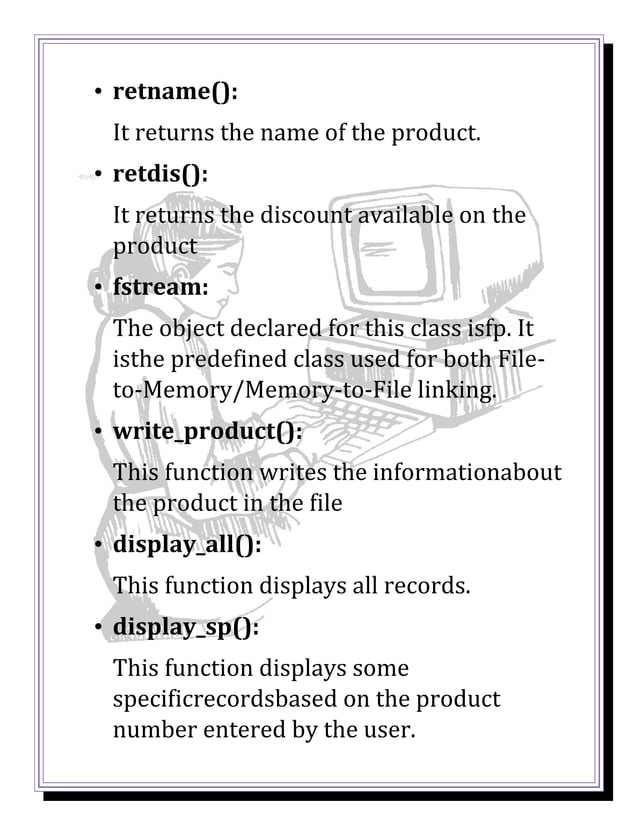 Computer science class 12 project on Super Market Billing | PDF | Operating Systems | Computer ...