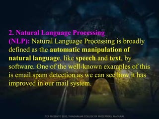 ARTIFICIAL INTELLIGENCE | PPTX | Artificial Intelligence | Technology ...
