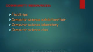 COMPUTER SCIENCE TEACHING RESOURCES | PPTX