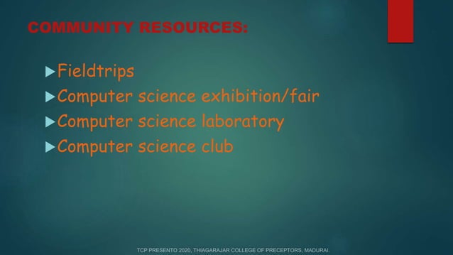 COMPUTER SCIENCE TEACHING RESOURCES | PPTX