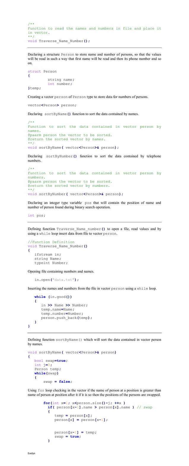 Computer science solution - programming - big c plus plus | PDF