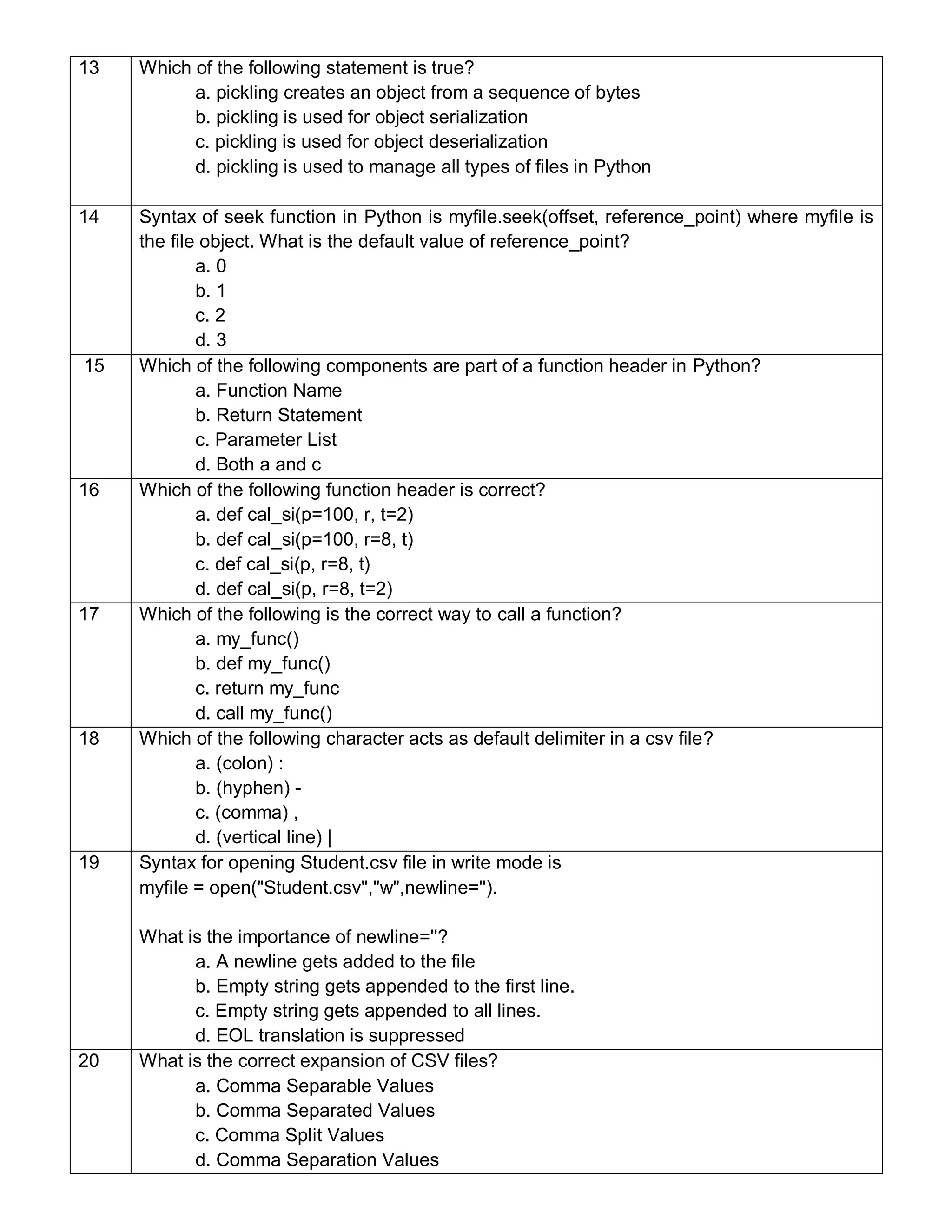 Computer science sqp | PDF