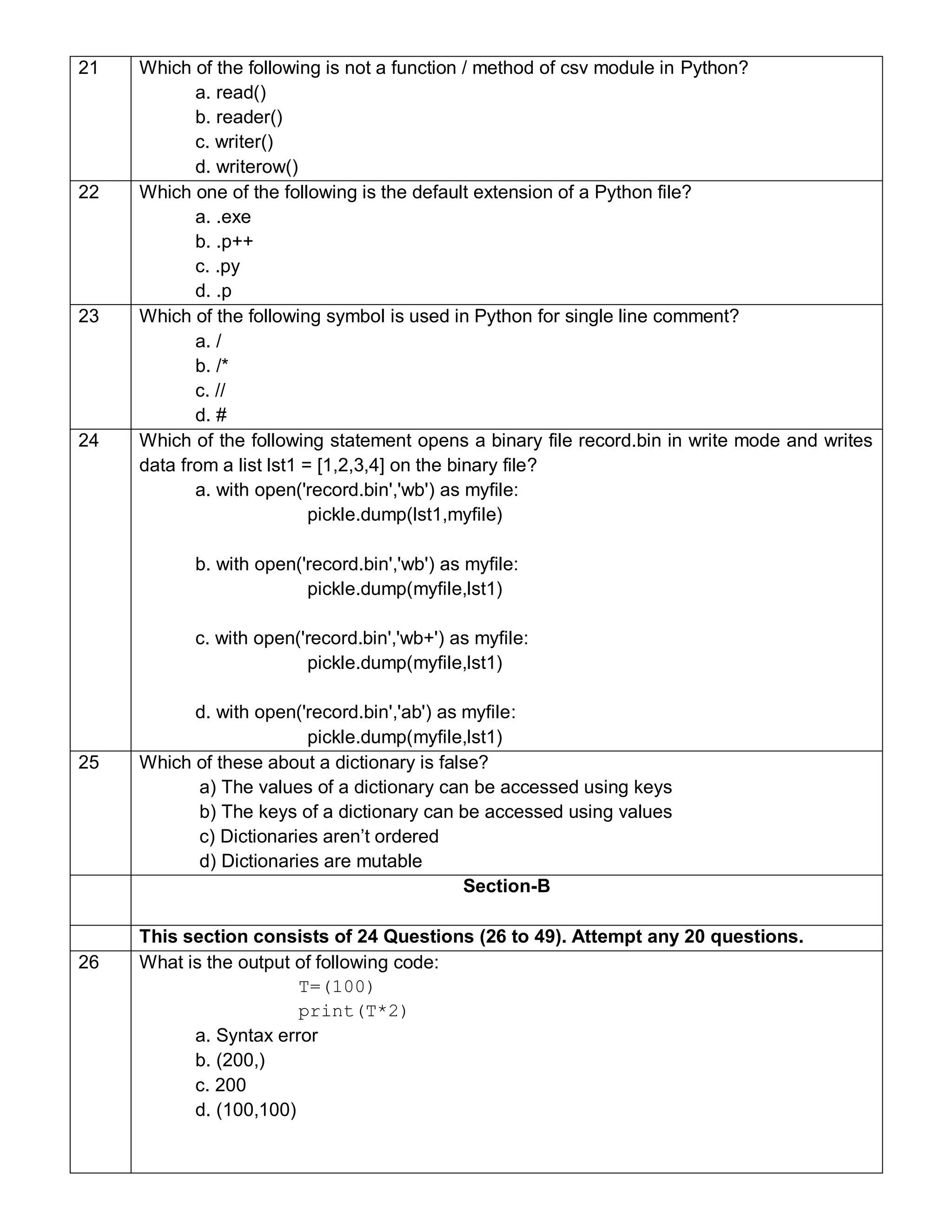 Computer science sqp | PDF