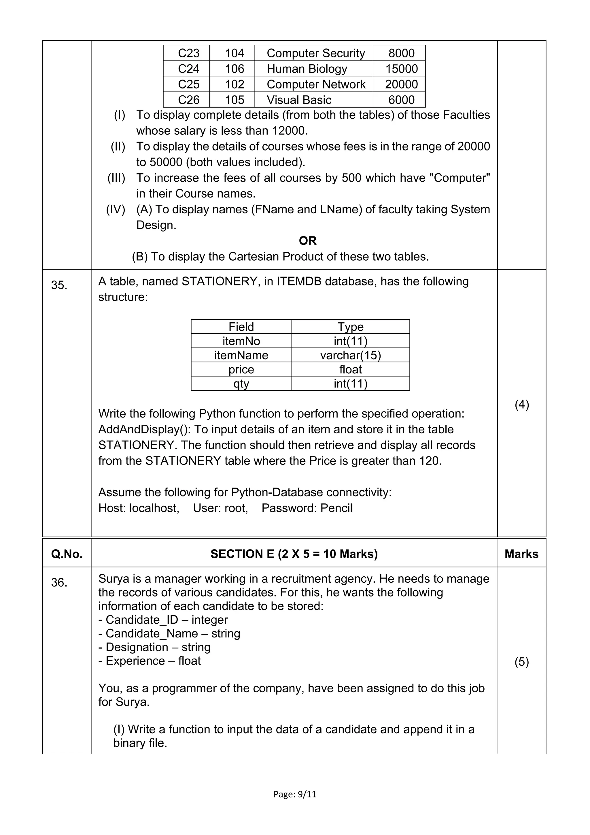 ComputerScience-SQP.pdffhtu h kya hua hai ap ka school | PDF