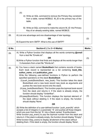 ComputerScience-SQP.pdffhtu h kya hua hai ap ka school | PDF