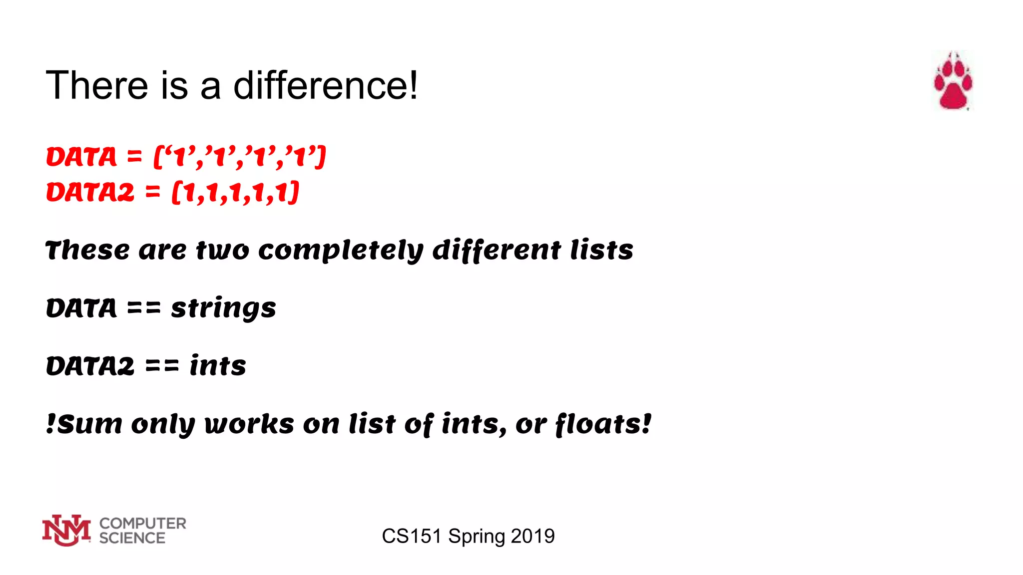 CS 151 CSV output | PPT