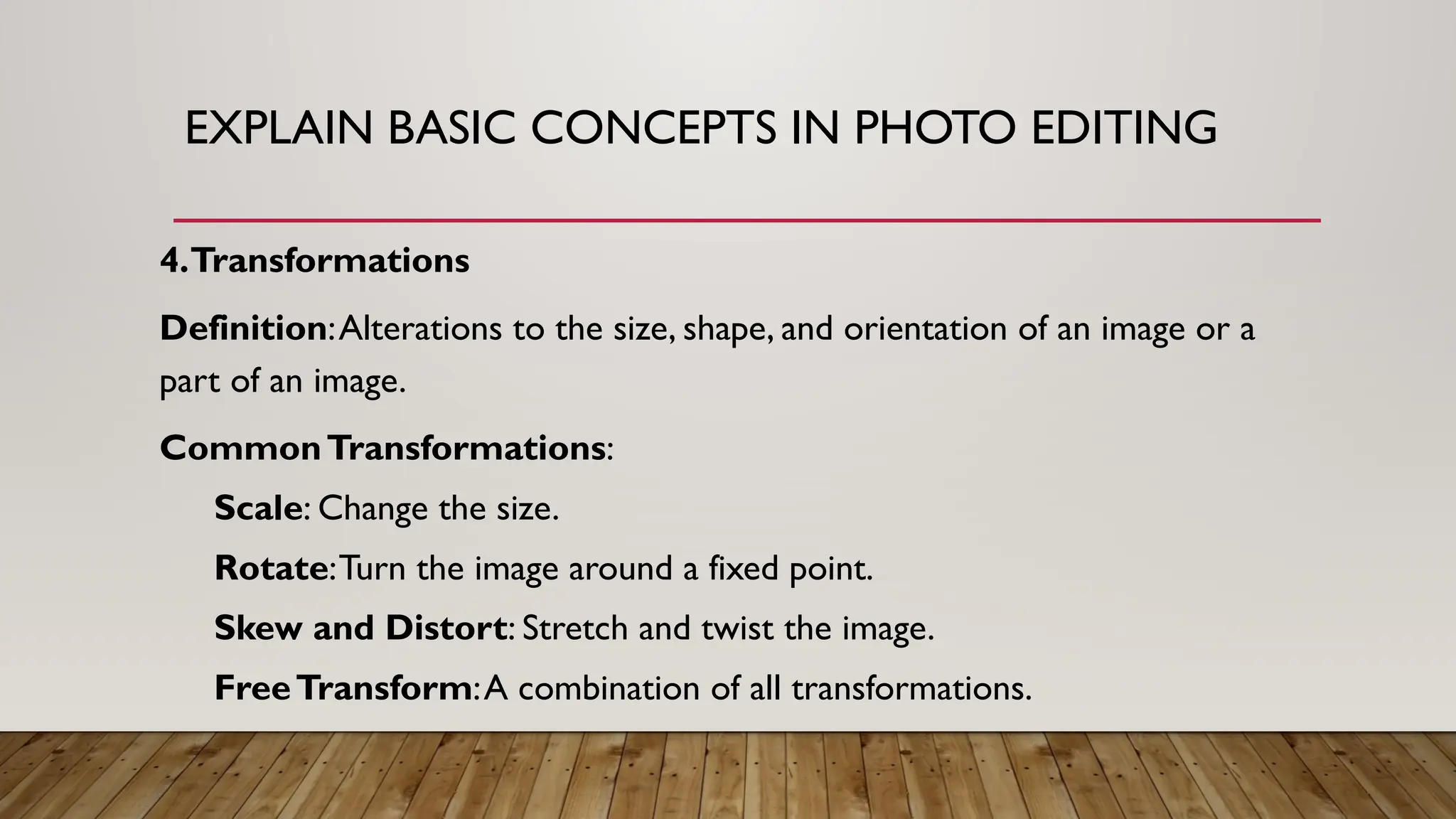 COMPUTER SCIENCE 2.pptx Basic Concepts in Photo Editing | PPTX