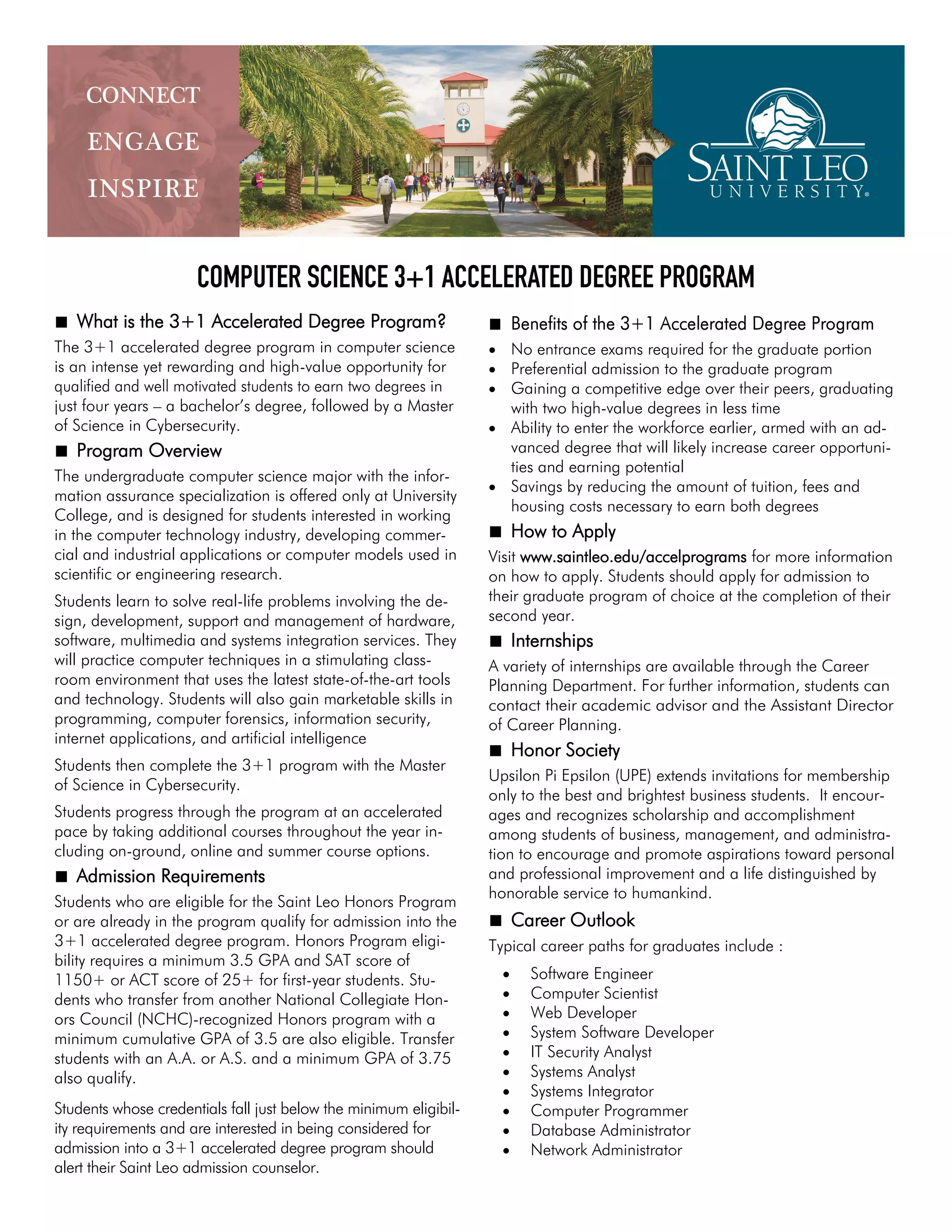 Saint Leo University by Study Metro | PDF