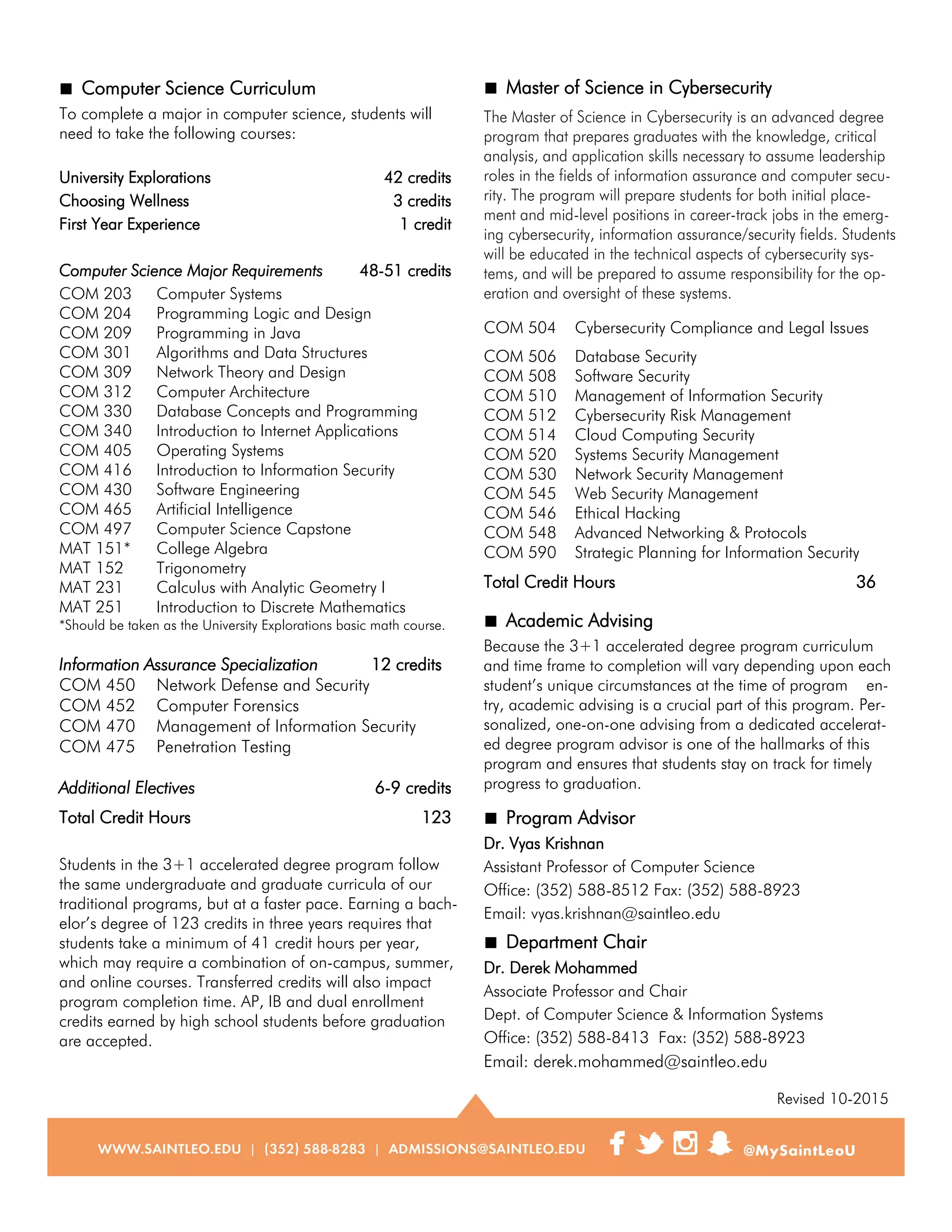 Saint Leo University by Study Metro | PDF