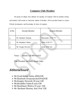 Computer science and information technology | DOC | Technology Industry ...