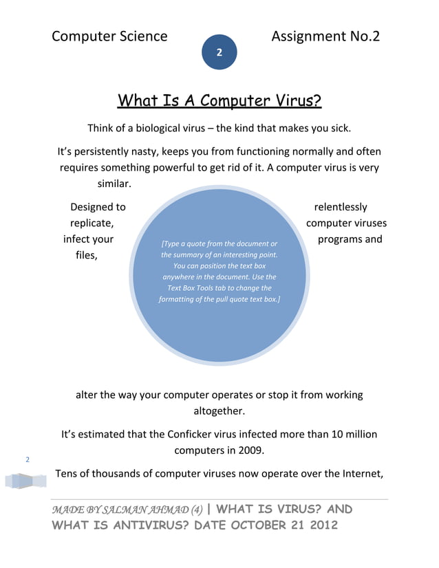 Computer science assignment 2 | DOCX