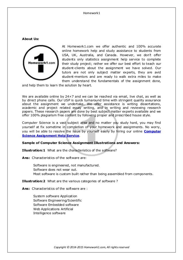 Computer Science Assignment Help