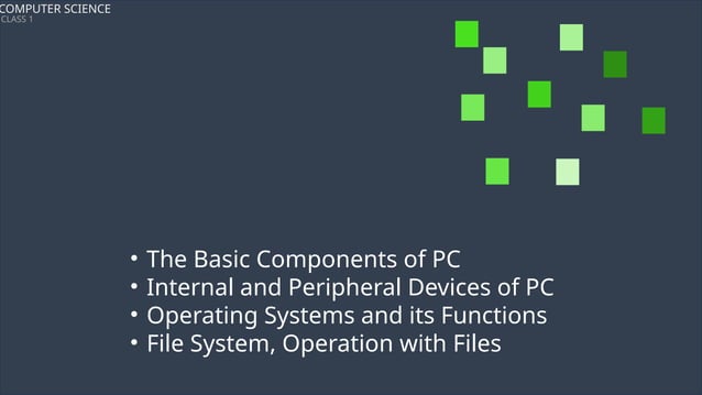 COMPUTER SCIENCE class 1.........hhhjjgvv | PPT