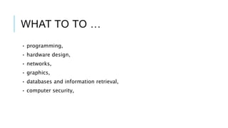 Computer science clubs in schools | PPTX