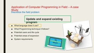 Computer science curriculum based on Program learning outcomes and ...