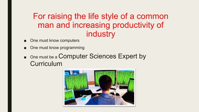 Computer science curriculum based on Program learning outcomes and ...