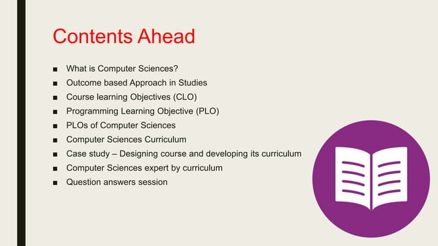 Computer science curriculum based on Program learning outcomes and ...