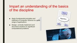 Computer science curriculum based on Program learning outcomes and ...