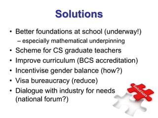 Computer science education in universities | PPT