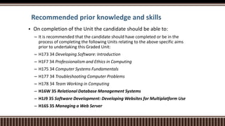 Computer Science Graded Unit 2 - H48Y 35.pptx