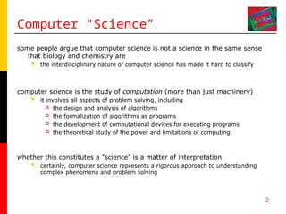 Computer science introduction hardware and software.ppt