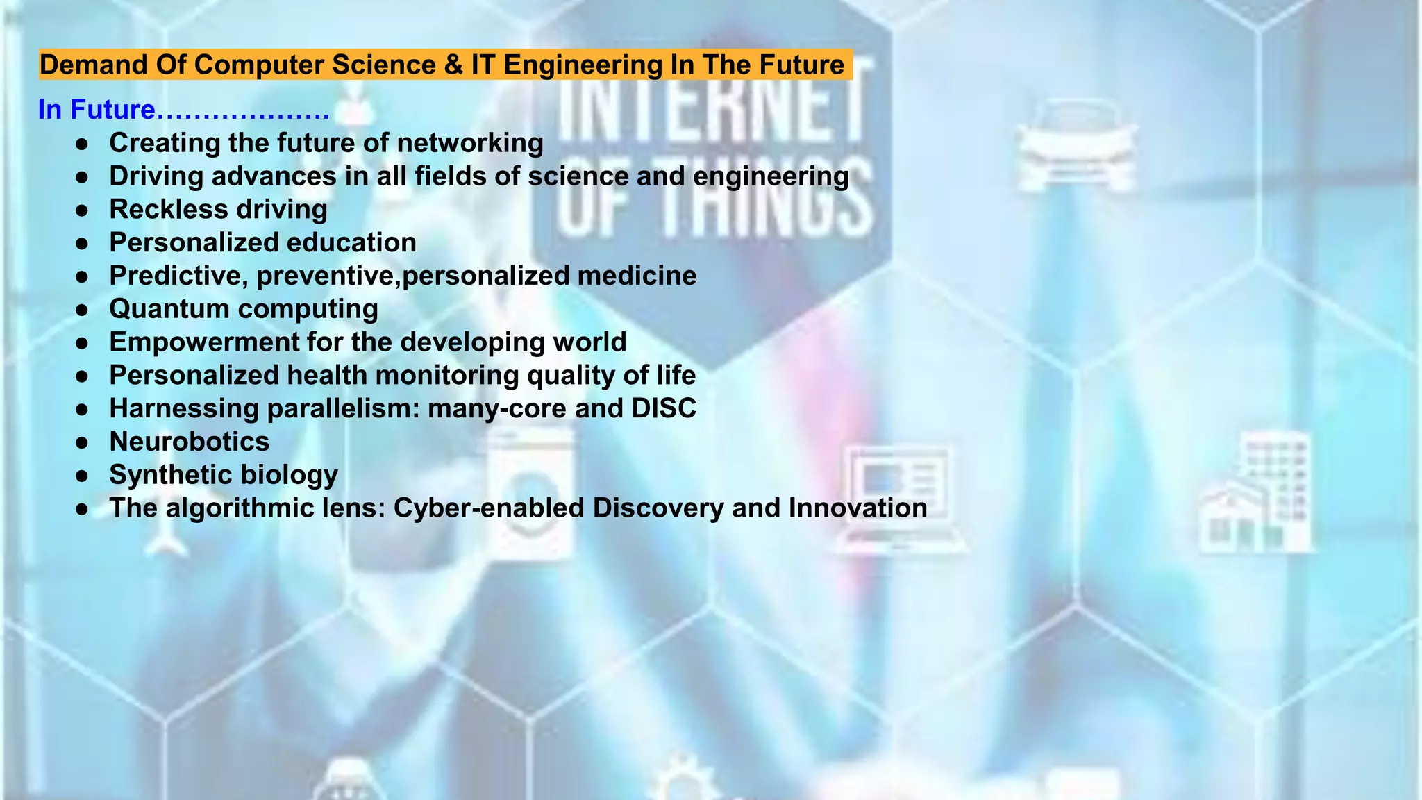 Computer science & IT Engineering. | PPTX