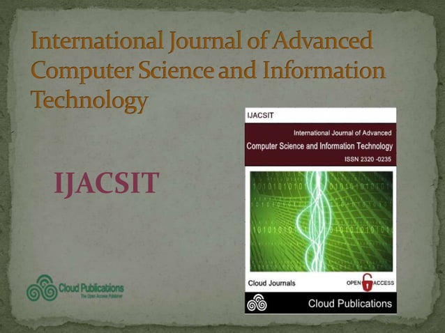 Computer science journal | PPTX