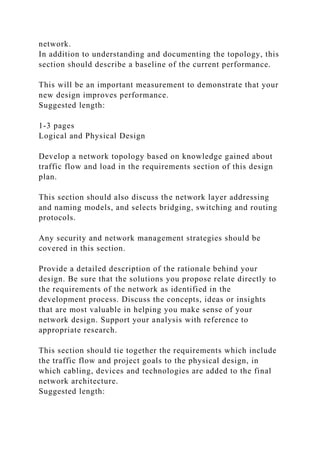 Computer Science Network Design and Management for a 300 Room Hote.docx