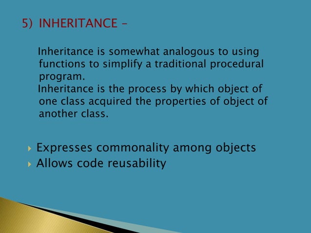 Object Oriented Programming | PPT
