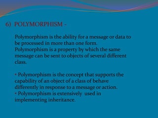 Object Oriented Programming | PPT