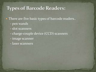 Scanners & Barcode Readers | PPTX