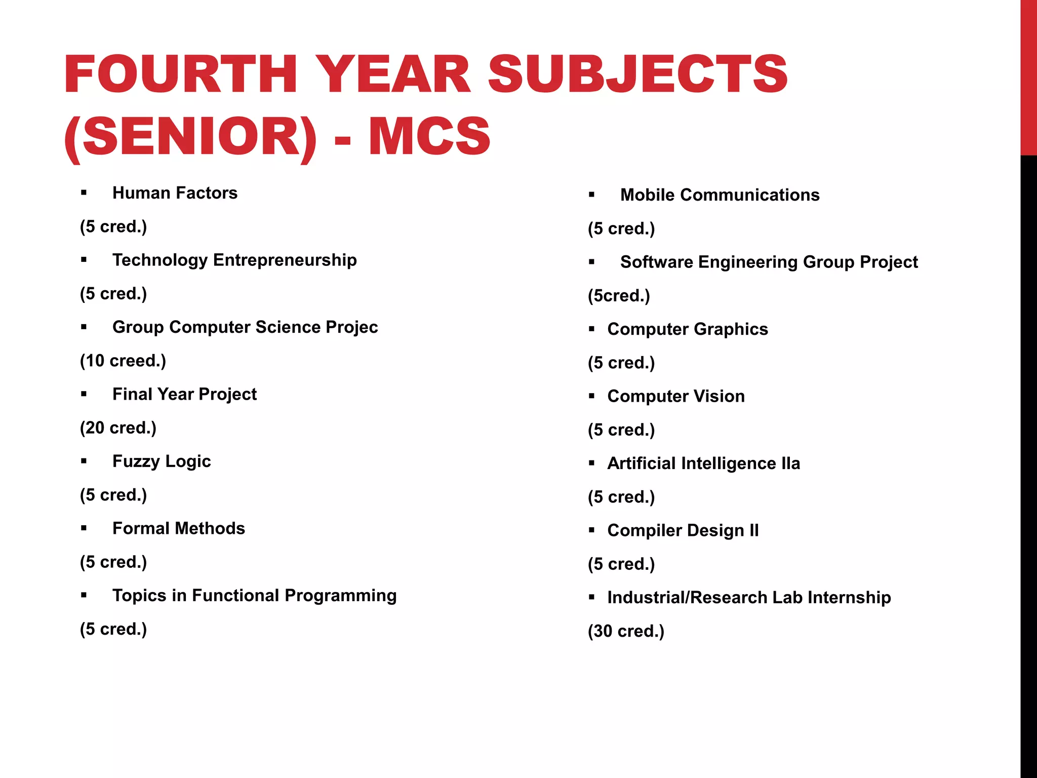 Computer science presentation | PPTX | Computer Software and Applications | Computing